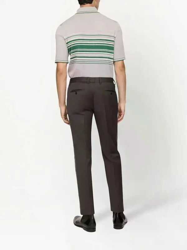 Dolce & Gabbana Tailored Trousers With Logo Trim
