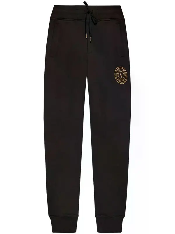 Versace V-emblem Track Pants - Black