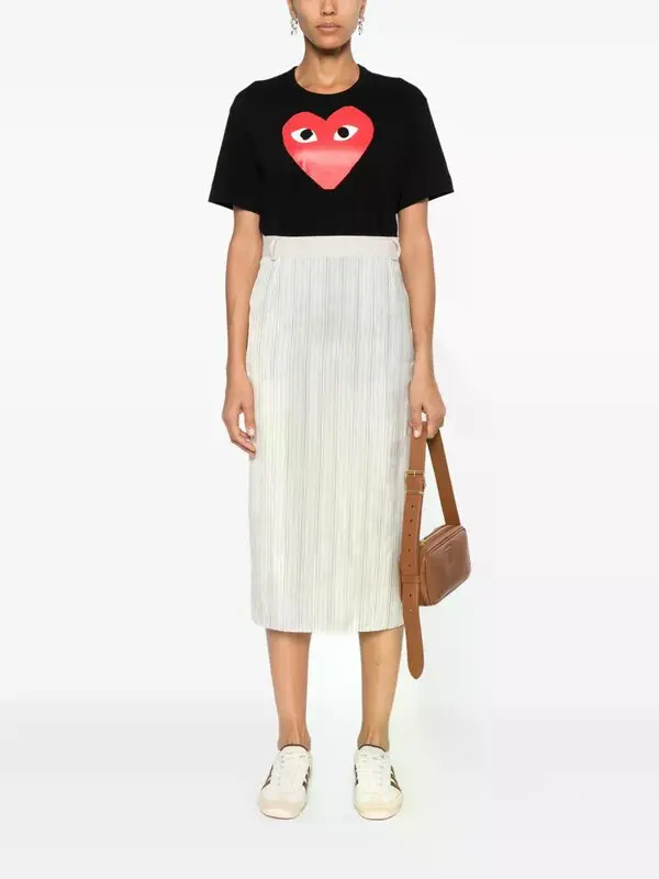 Play Comme Des Garcon Peeping Heart T-shirt