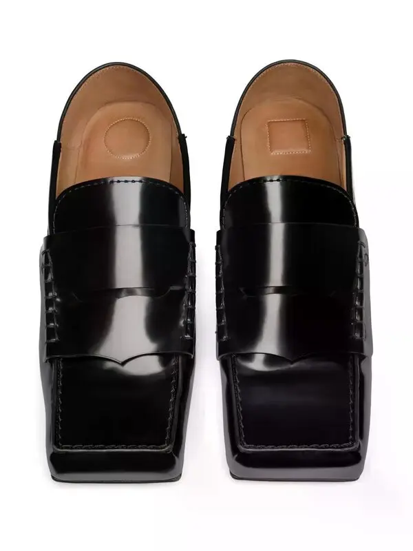 Jacquemus Carré Loafers - Black