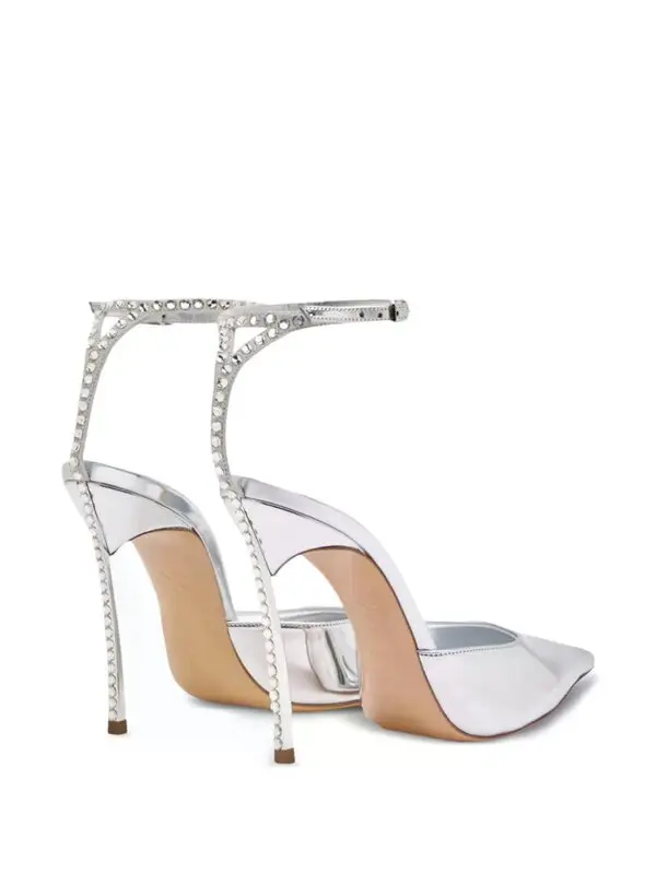 Casadei 100mm Metallic Leather Stiletto Pumps