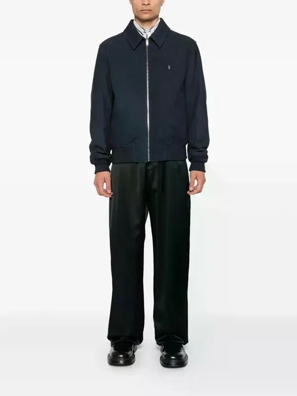 Givenchy 4g Suede Bomber Jacket