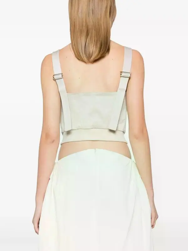 ELENA VELEZ Bustier-style Top - Neutrals