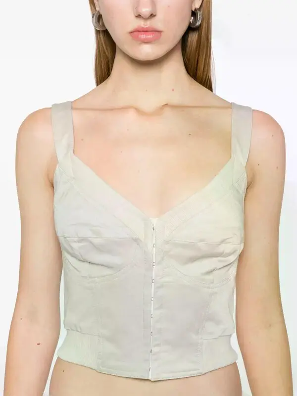 ELENA VELEZ Bustier-style Top - Neutrals