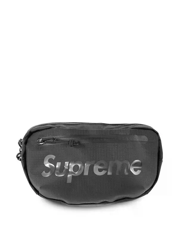 Supreme Logo Print Waist Bag - Black