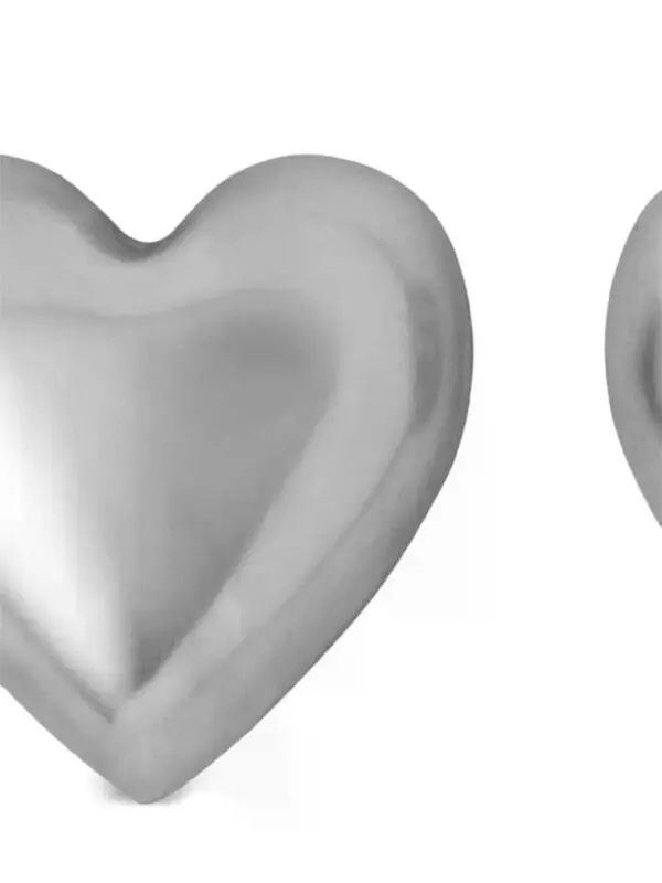 ROXANNE ASSOULIN Puff Heart Earrings - Silver