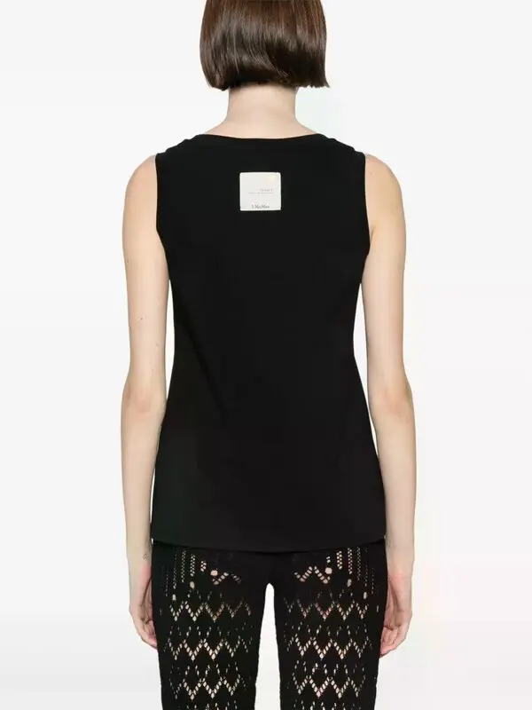 Max Mara Sleeveless Crew Neck Tank Top