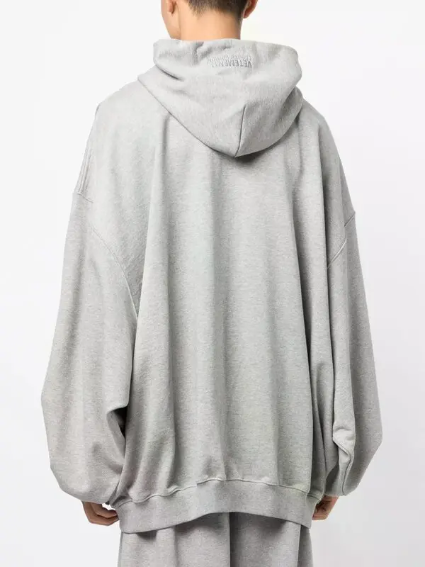 Vetements Logo-print Zip-up Hoodie
