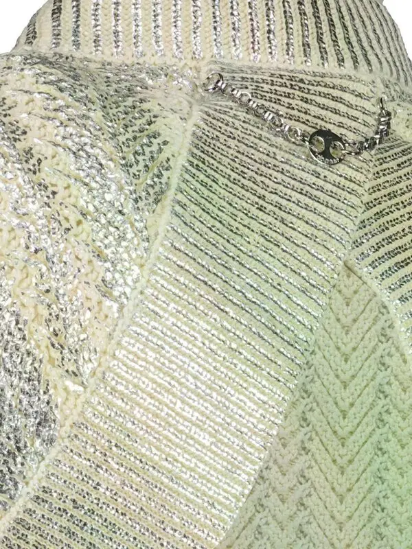 Rabanne Textured Knit Sleeveless Top
