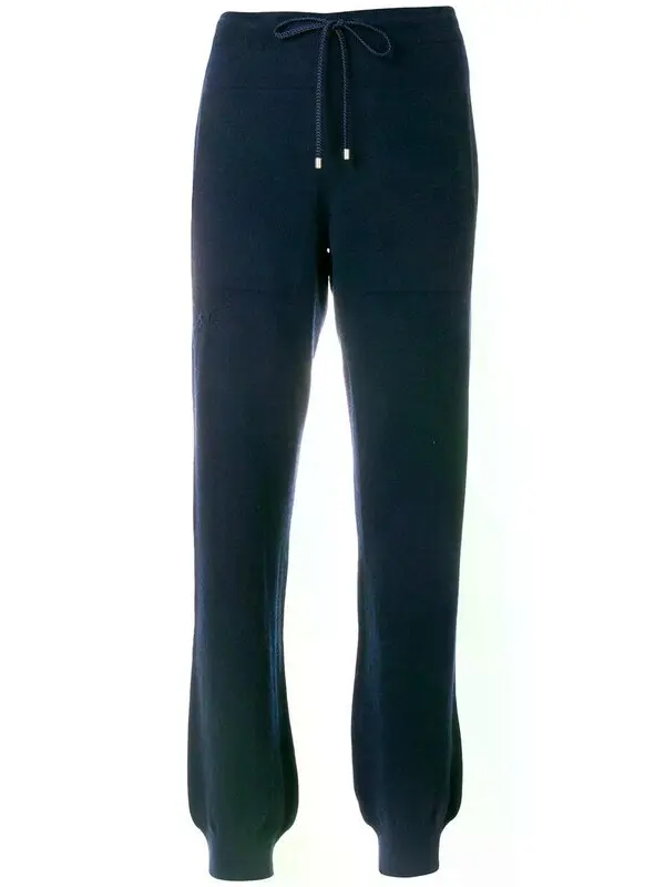BARRIE Cashmere Jogger Trousers - Blue