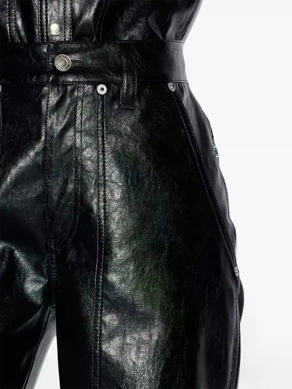MARANT ETOILE Ariete Faux Leather Trousers