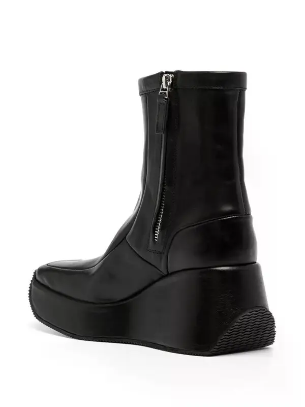 Raf Simons Square-toe Wedge Boots