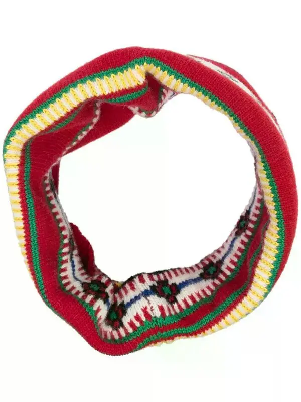 Kenzo Intarsia-knit Collar Scarf