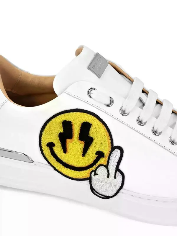 Philipp Plein Lo-top Sneakers With Graphic Embellishment