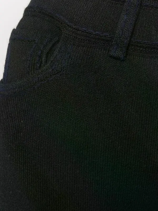 BARRIE High-rise Straight-leg Trousers