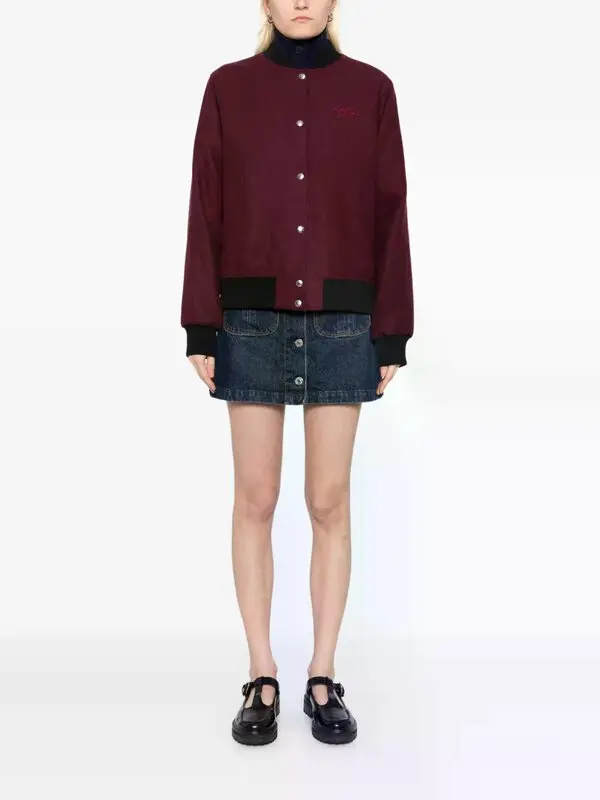 Maison Kitsuné Wool Blend Baseball Blouson