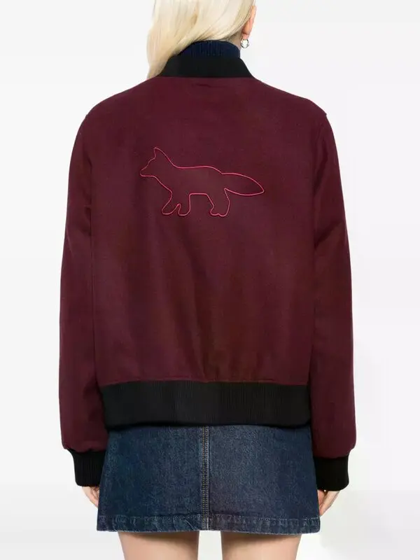 Maison Kitsuné Wool Blend Baseball Blouson