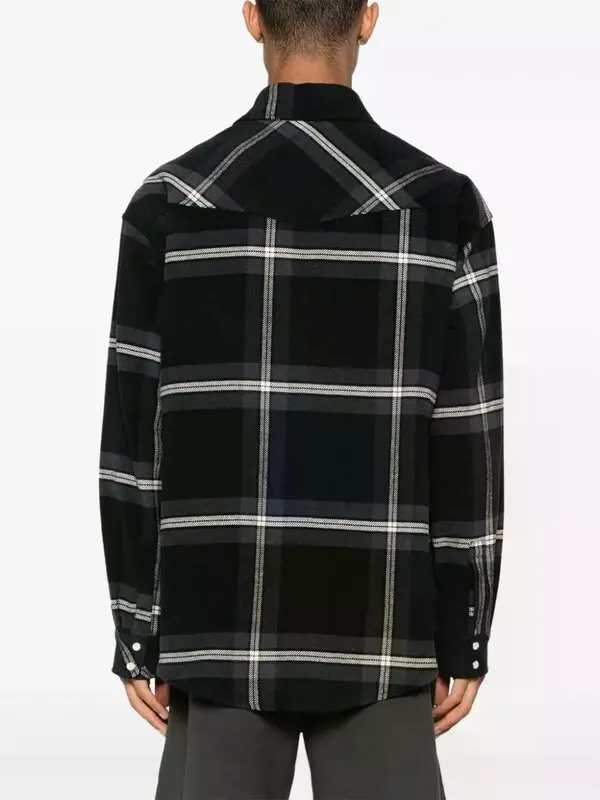 Palm Angels Checked Cotton-flannel Shirt Jacket