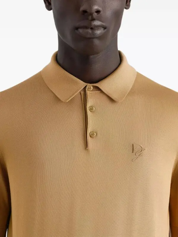 Dolce & Gabbana Logo-embroidered Polo Shirt