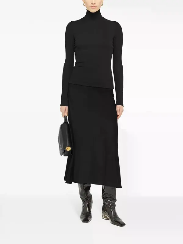 JIL SANDER Flared Midi Skirt