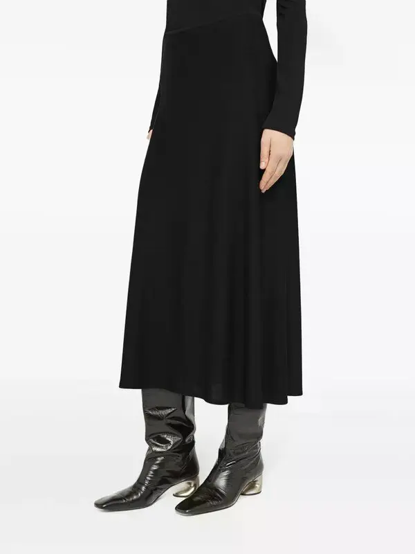JIL SANDER Flared Midi Skirt