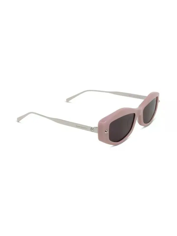 Alexander McQueen Geometric Frame Sunglasses