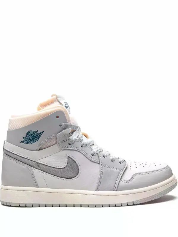 JORDAN 1 Zoom Cmft London High Top Sneakers - Grey
