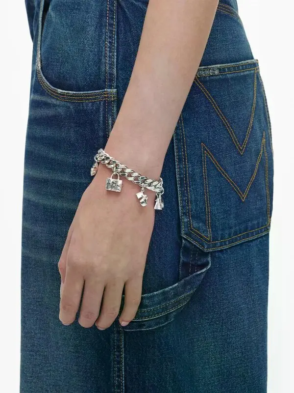 Marc Jacobs Mini Icon Charm Bracelet - Silver