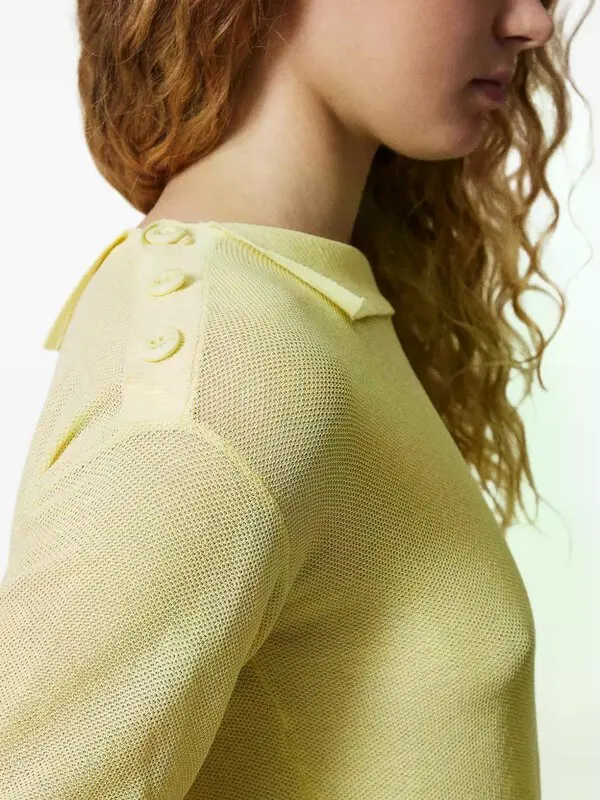 TWINSET Button-detail Short-sleeve Top