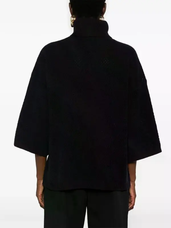 Fabiana Filippi Open-knit Roll Neck Sweater