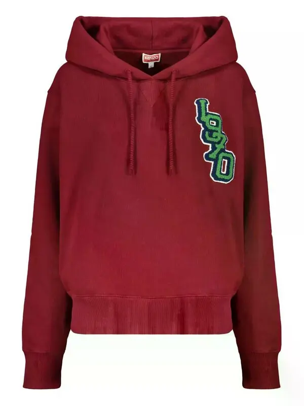 Kenzo Cotton Hoodie - Red