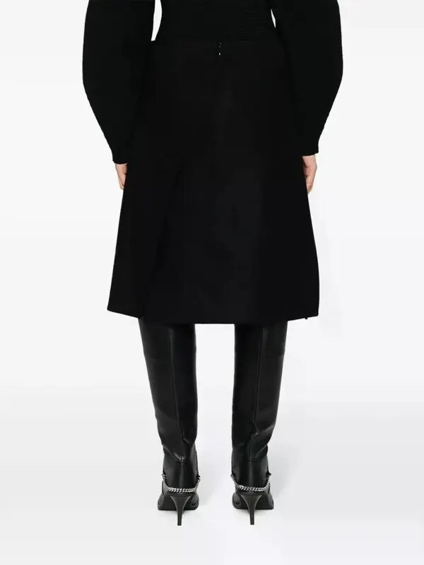 Stella McCartney Felted A-line Skirt With Front Slit