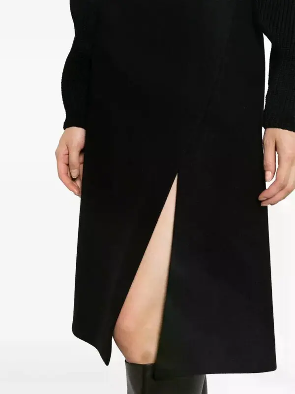 Stella McCartney Felted A-line Skirt With Front Slit