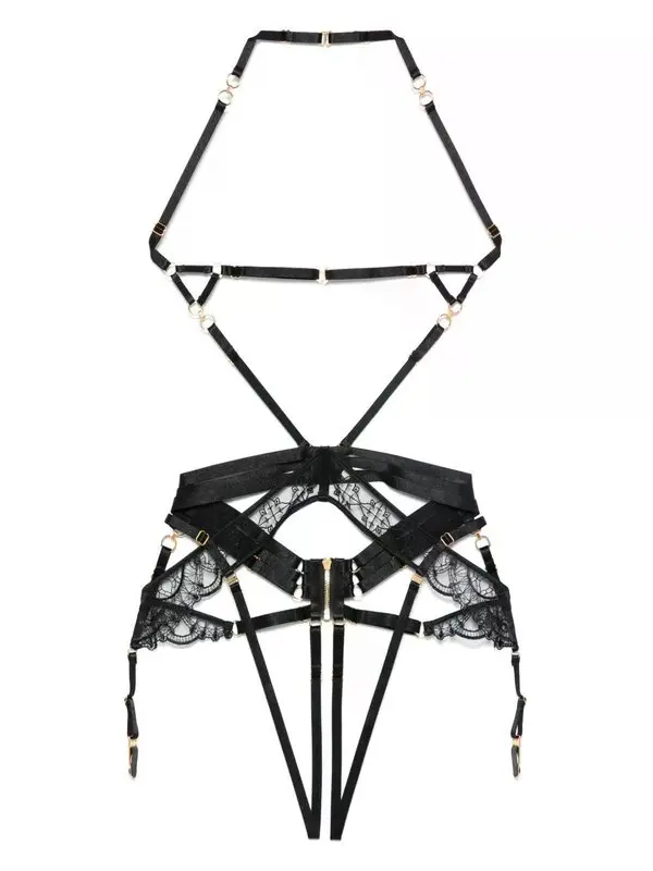 BORDELLE Mari Suspender Harness - Black