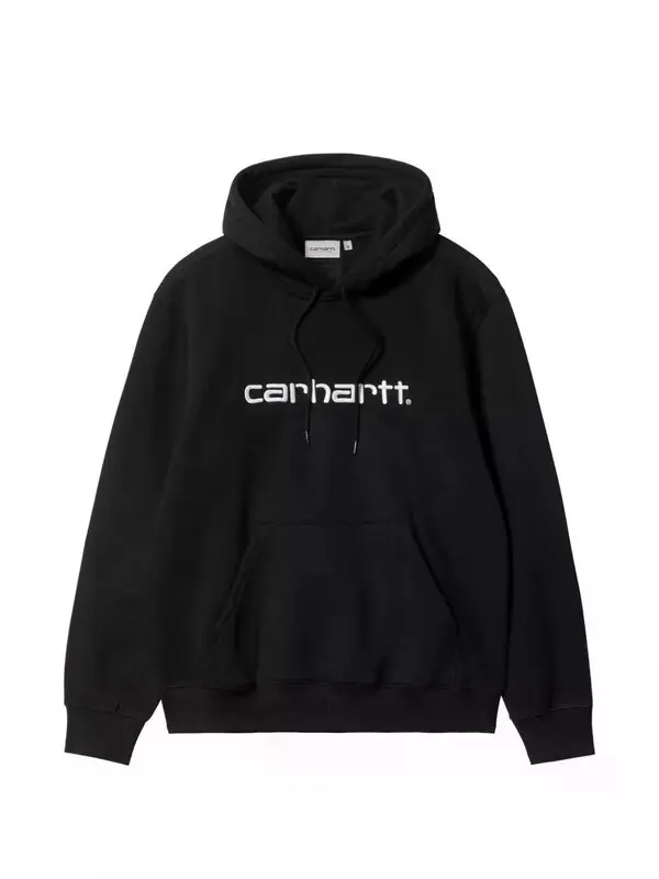 Carhartt Work In Progress Logo-print Hoodie - Black