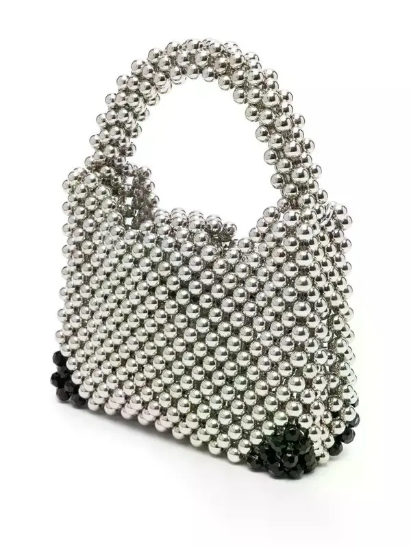 Germanier Bead-embellished Tote Bag - Silver