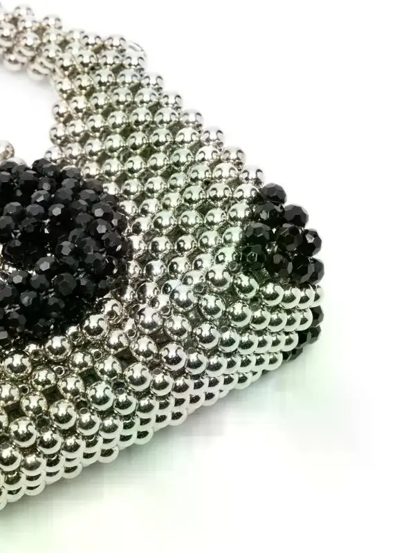 Germanier Bead-embellished Tote Bag - Silver
