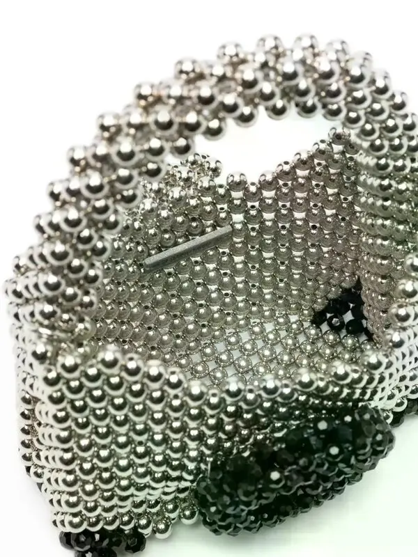 Germanier Bead-embellished Tote Bag - Silver