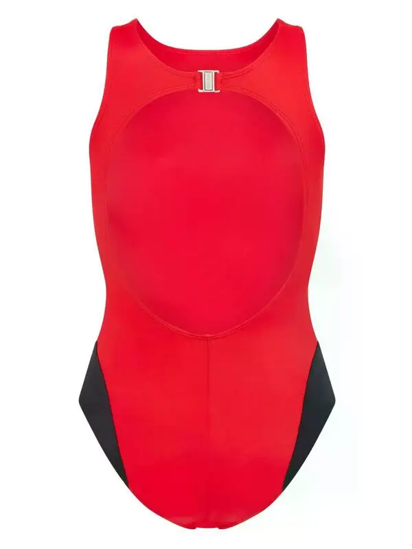 LET'S SWIM Econyl® Blend Open Back Swimsuit