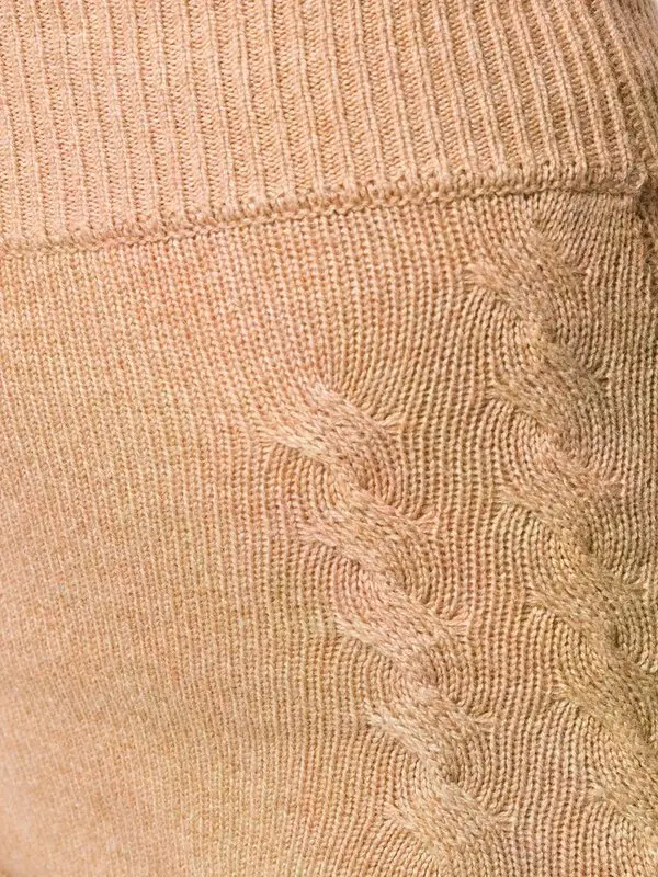 Cashmere In Love Ribbed Mimie Shorts - Neutrals