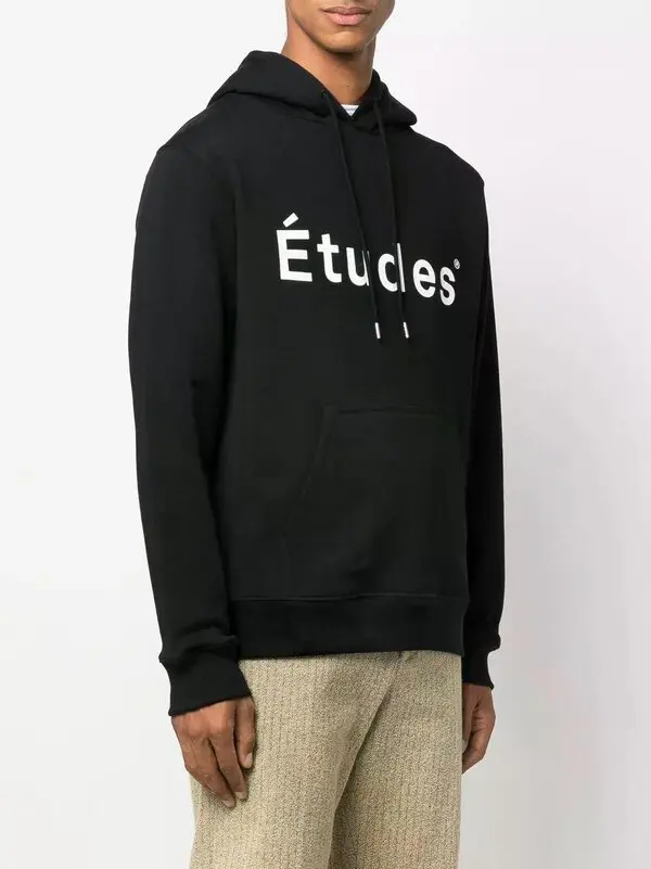Études Studio Klein Logo-print Cotton Hoodie