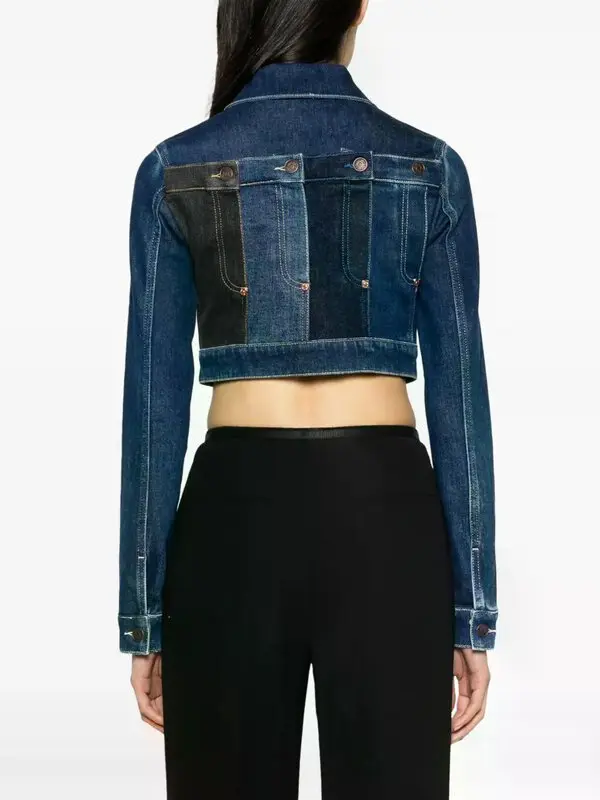 Moschino Cropped Denim Jacket