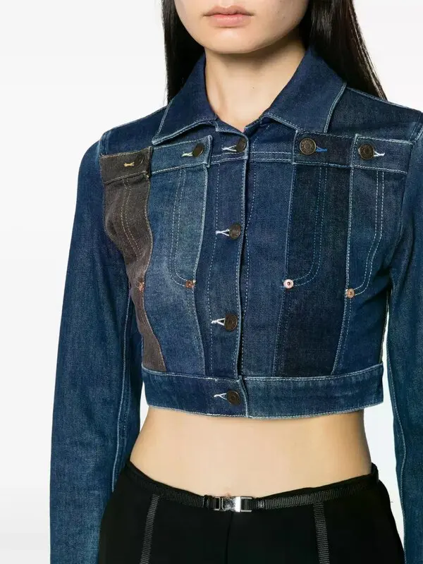Moschino Cropped Denim Jacket