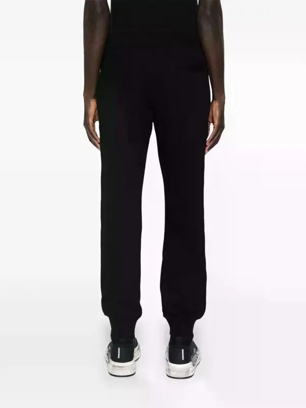 Versace Logo-embroidered Cotton Track Pants
