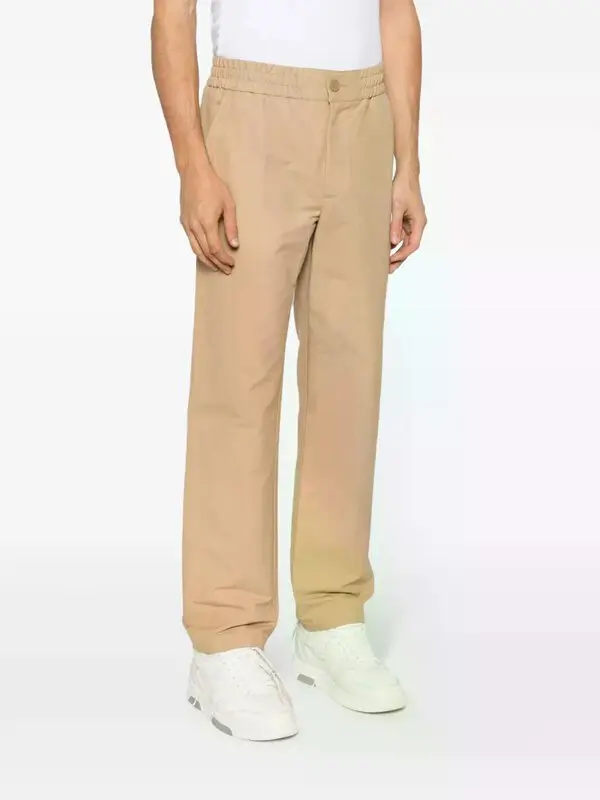 Versace Logo Patch Straight-leg Trousers