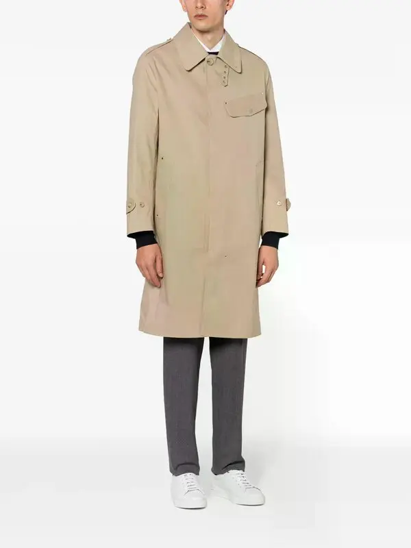 Mackintosh Gilston Single-breasted Cotton Coat