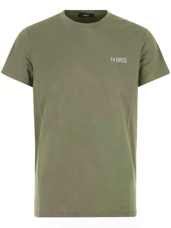 14BROS Logo-print T-shirt - Green