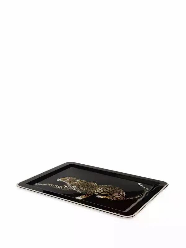 Dolce & Gabbana Large Leopard-print Tray