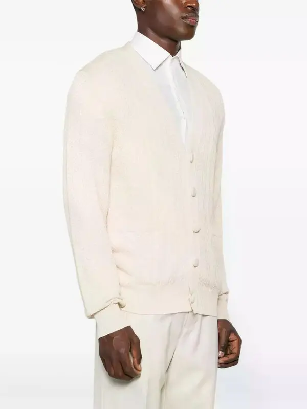 Givenchy 4g Cable-knit Cardigan
