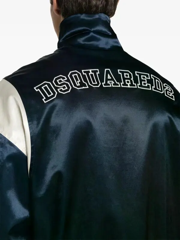 Dsquared2 Satin Finish Bowling Jacket
